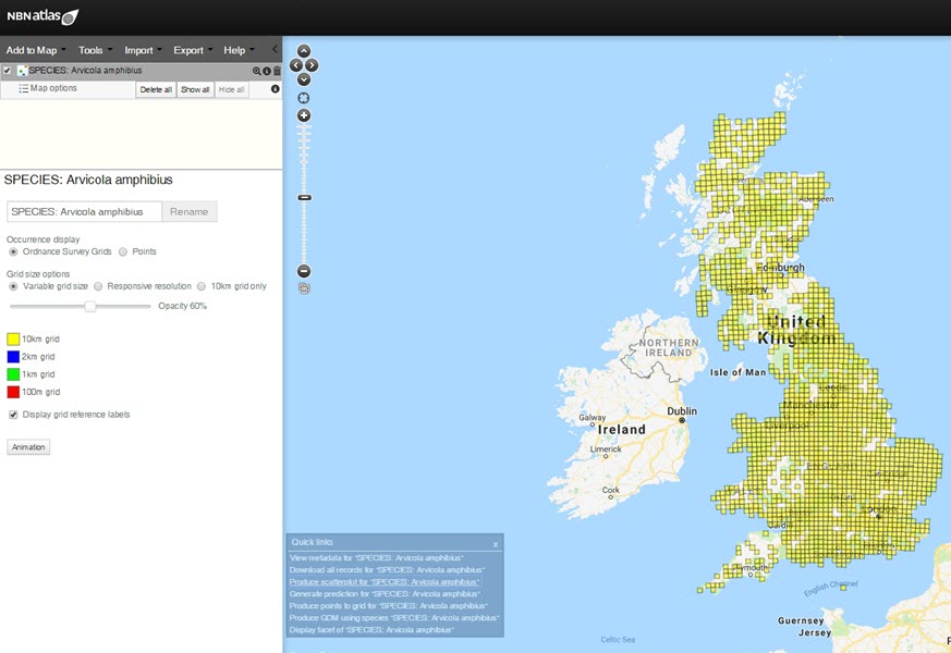 National Water Vole Monitoring Programme - National Biodiversity Network