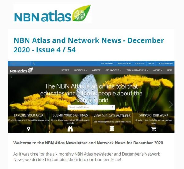 NBN Atlas News - National Biodiversity Network