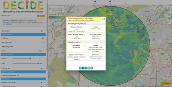 DECIDE Tool for recording nature where it matters - National ...